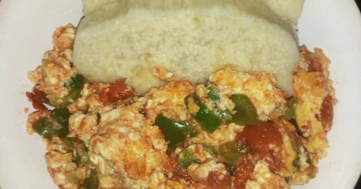 Boiled yam with egg sauce Recipe by Nediaskitchen - Cookpad