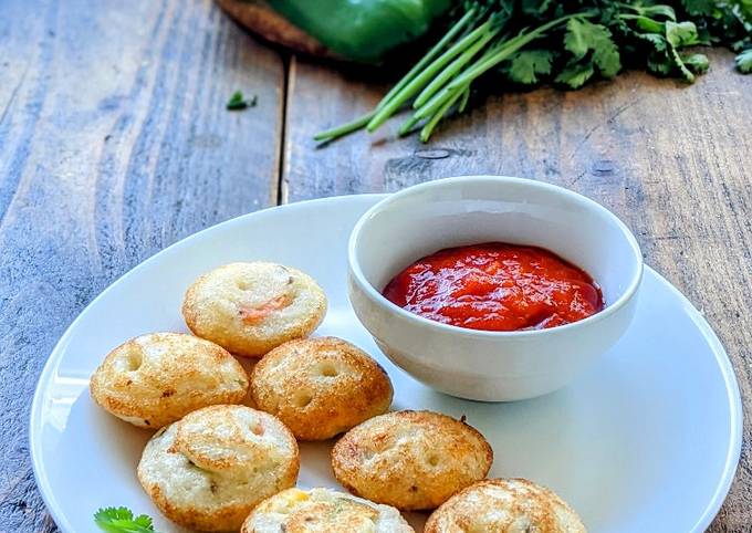 Healthy Vegetable Suji Appe Recipe by Kavita Ns - Cookpad