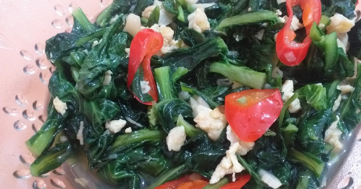 Resep Cah Baby Kailan / Siwilan /Ceciwis / Baby Kubis oleh Maria Wahyu ...