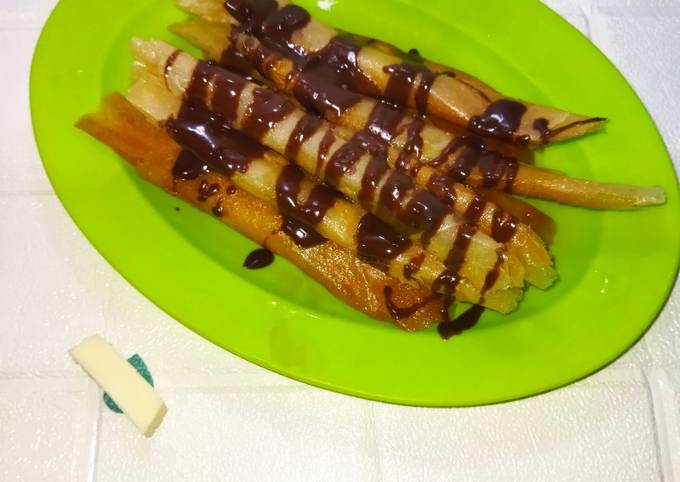 Resep Keju Aroma Topping Selai Cokelat oleh Aseh Meilya - Cookpad