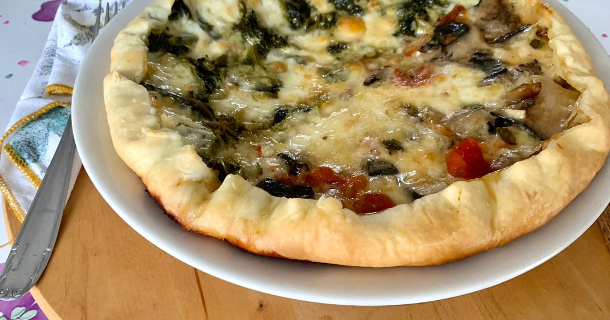 Ricetta Rustico Di Pasta Brisée Veloce, Farcita Con Due Gusti di ...