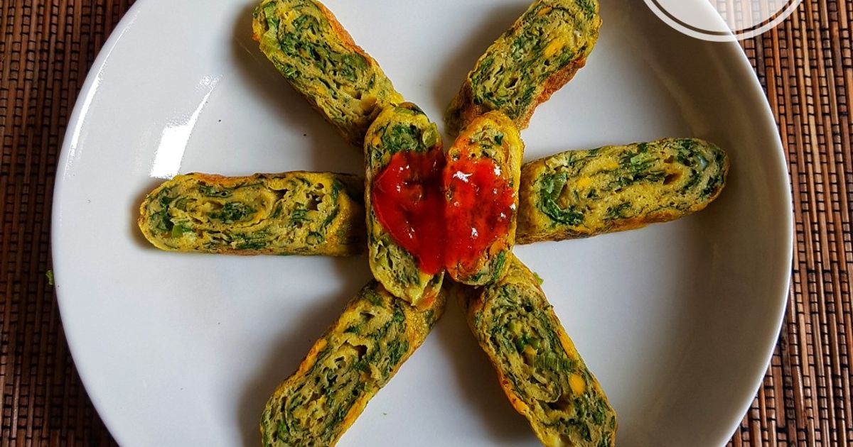 Resep Telur Gulung Bayam oleh Eliya - Cookpad