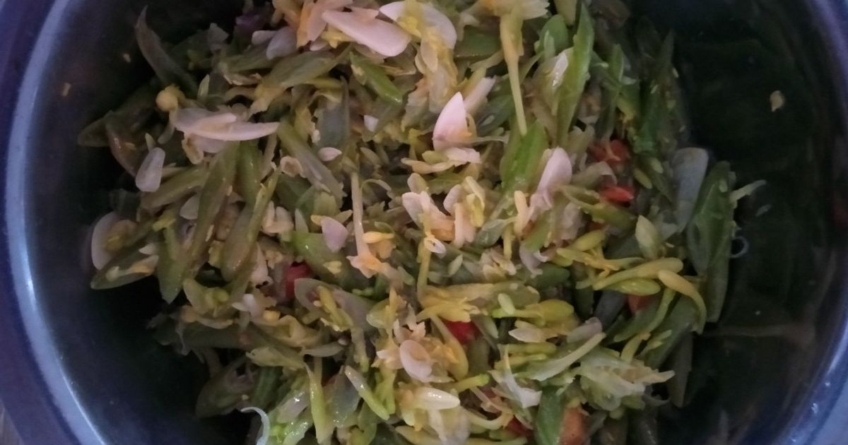 Resep Tumis Buncis Bunga Pepaya oleh Fransisca P - Cookpad
