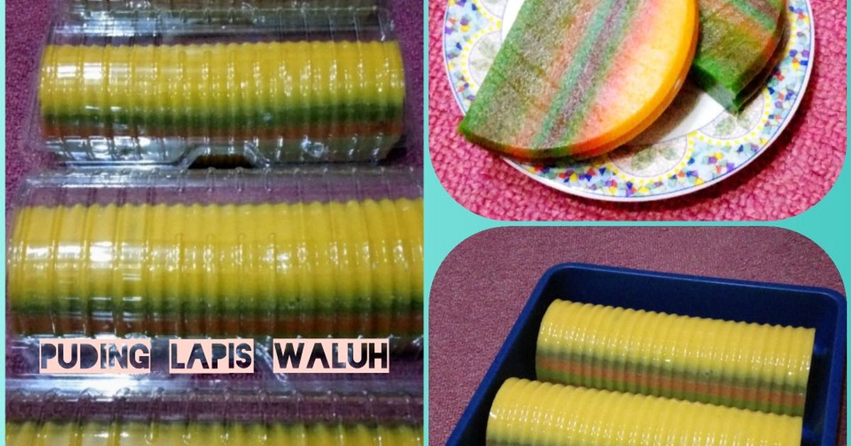 Resep Puding Lapis Waluh oleh Yana Wahyudi - Cookpad