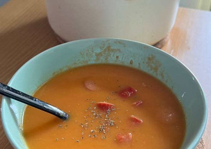 Resep 1 pot Tomato vegetable soup, sup tomat sayur oleh Shelly Veronica ...