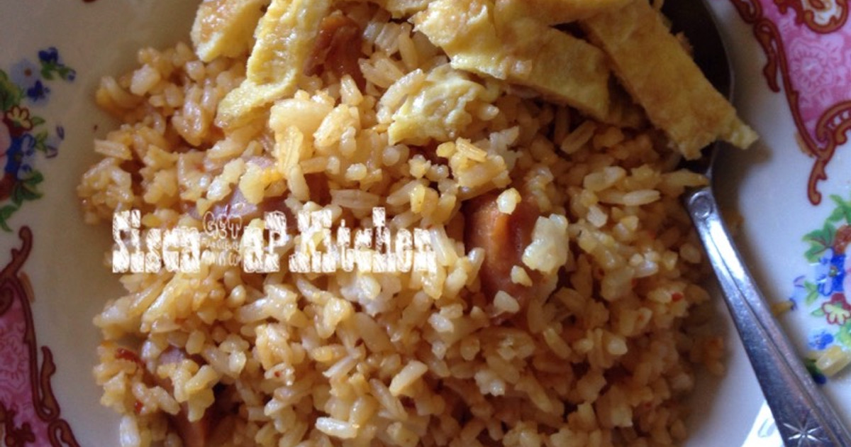 Resep Nasi Goreng Sosis Telur Orak Arik Sederhana oleh Sisca ...