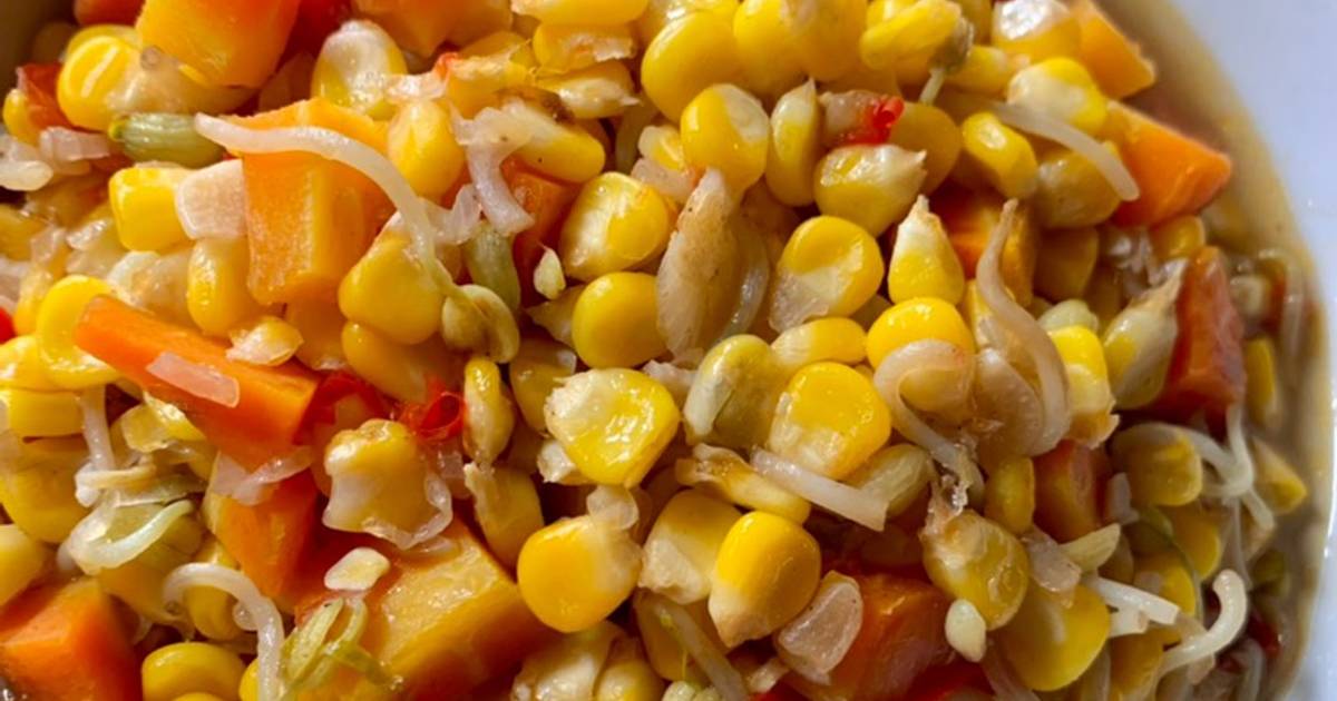 Resep Tumis jagung wortel dan tauge/toge oleh Rida Fransiska - Cookpad