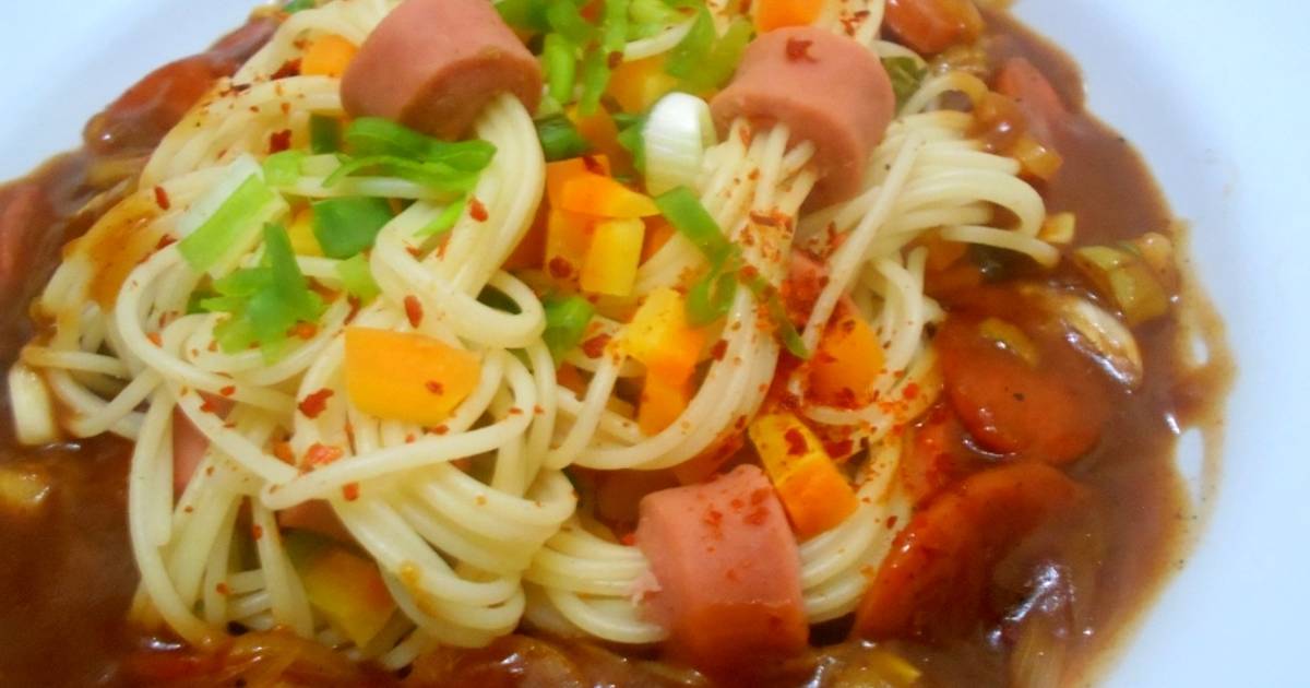 Resep Spaghetti Sosis Sapi oleh anis zuhaida - Cookpad