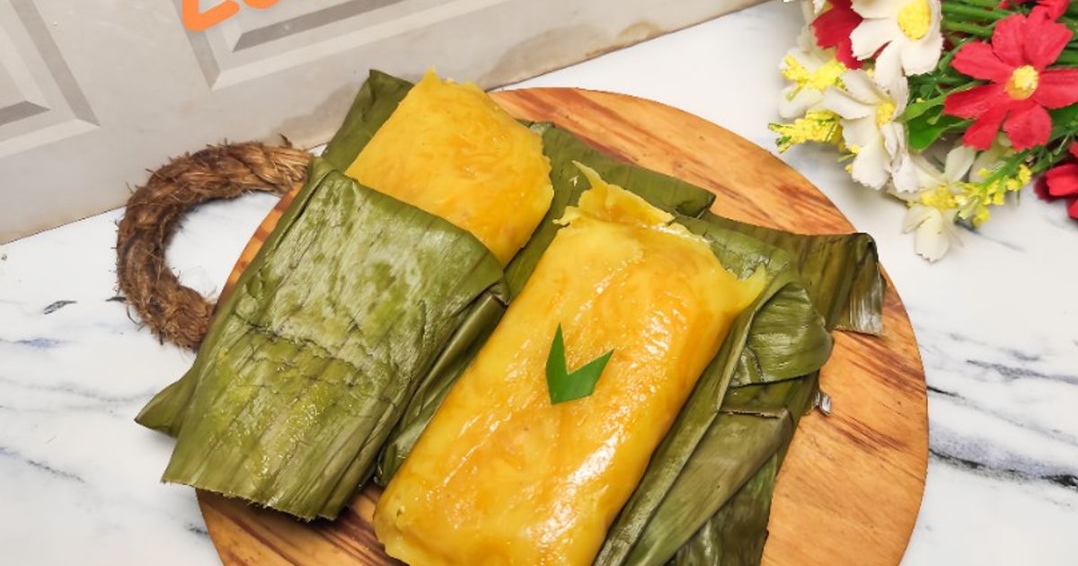 Resep lemet labu kuning kelapa rumahan enak dan mudah - Cookpad