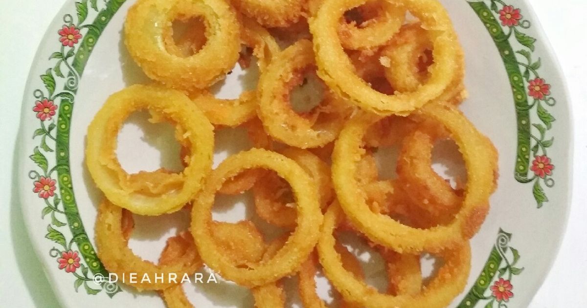 Resep Onion Ring Simple 💛 oleh Dieah Rara - Cookpad
