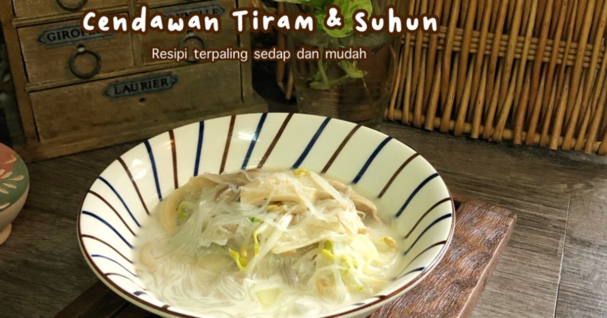 Resipi Lemak Putih Cendawan Tiram & Suhun oleh Salina Jalaludin - Cookpad