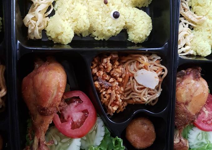 Resep Nasi kuning bento oleh Eugene - Cookpad
