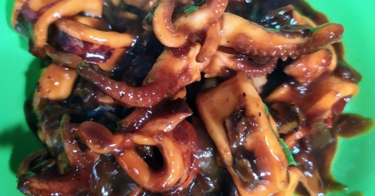 Resep Cumi Kecap Pedas 🦑 oleh Adifaaa - Cookpad