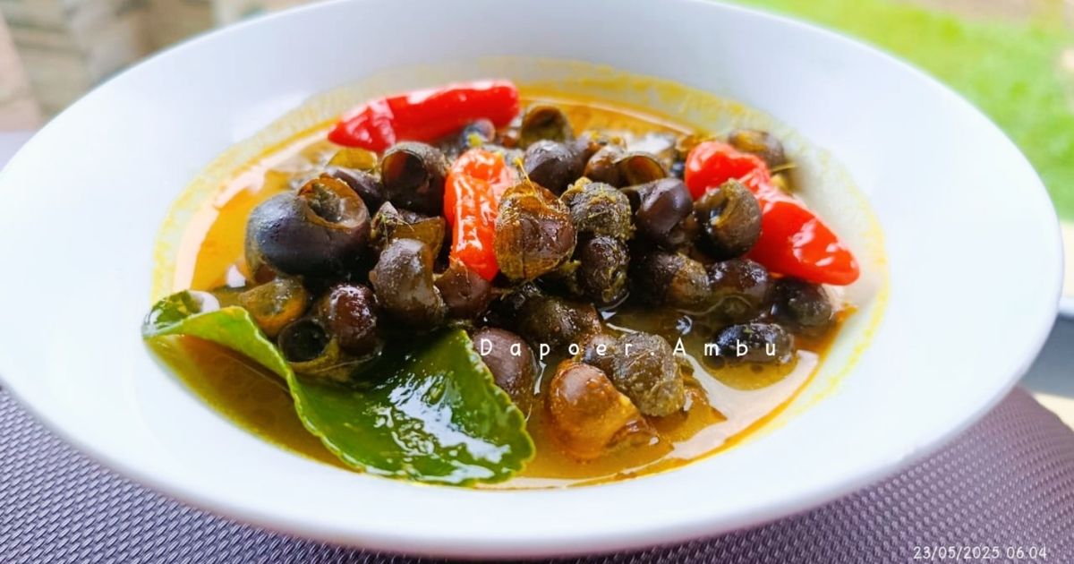 Resep tutut liling kuah kuning rumahan enak dan mudah - Cookpad