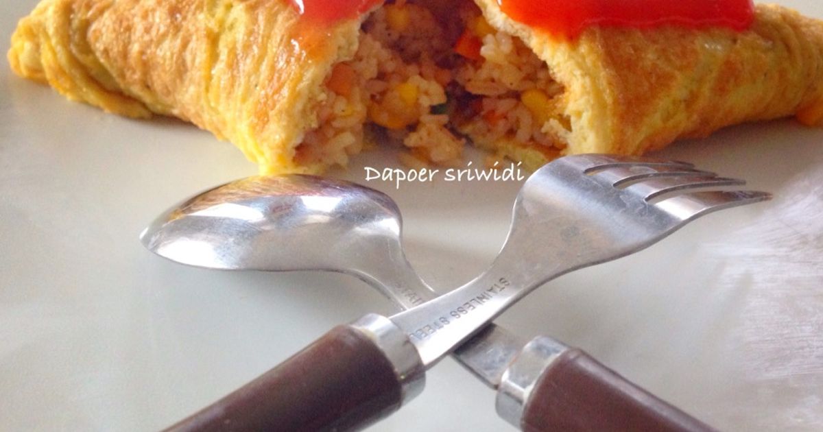 Resep Omurice/Omelet Nasi Goreng (#Postingrame2 Nasi) oleh Dapoer ...