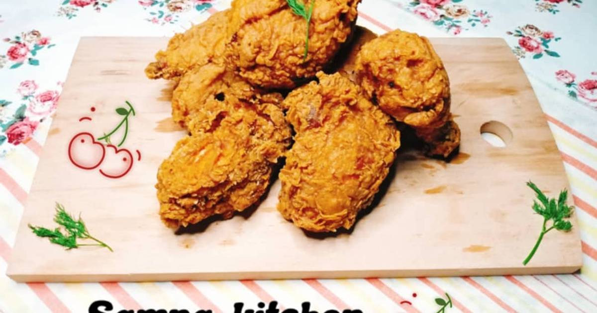 طريقة عمل الفراخ المقرمشه 🍗😋 على اصولها بطريقة سهلة وسريعة من Salma Samna - كوكباد