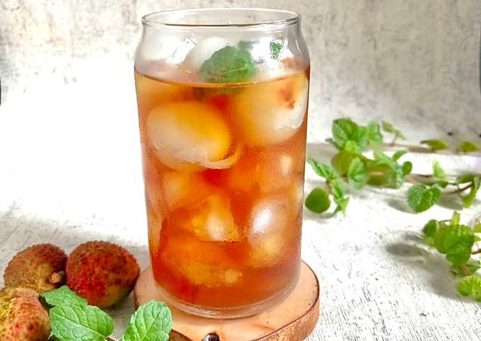 Resep Lychee Ice Tea oleh Sheryn Azahrah - Cookpad
