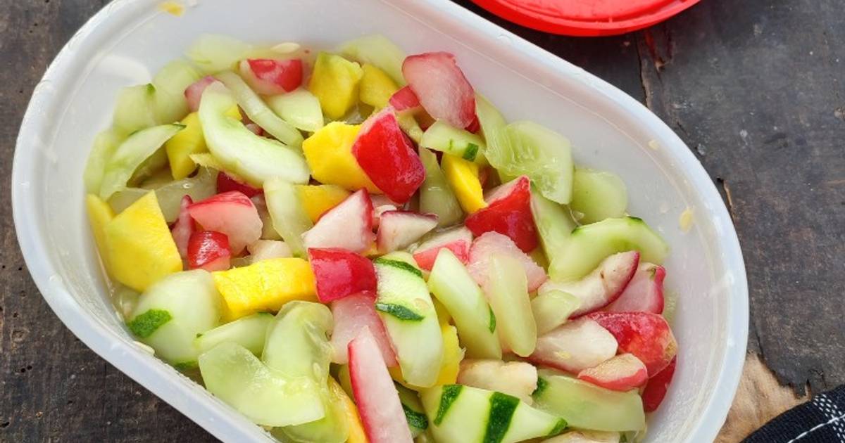 Resep Manisan Buah (Timun, Mangga, Jambu Air) oleh Widjie Astuti - Cookpad