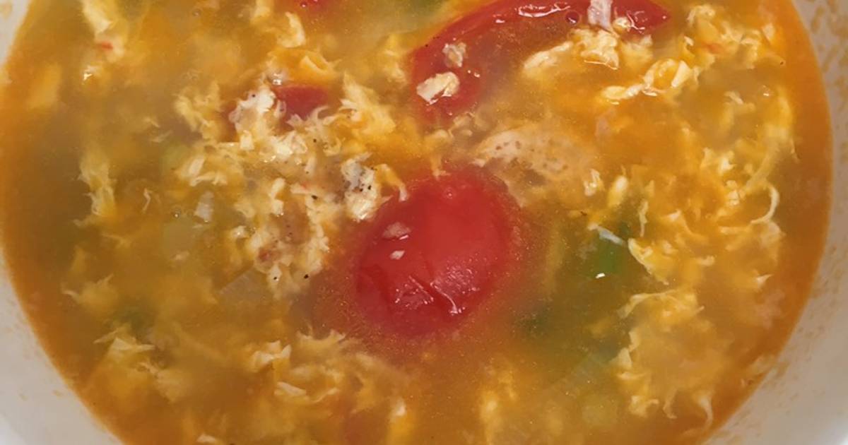 Resep Sup Tomat Telur oleh Novia Abraham - Cookpad