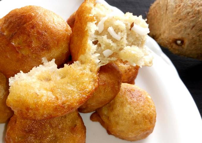Coconut puff puff Recipe by Ummul-kulthum - Cookpad