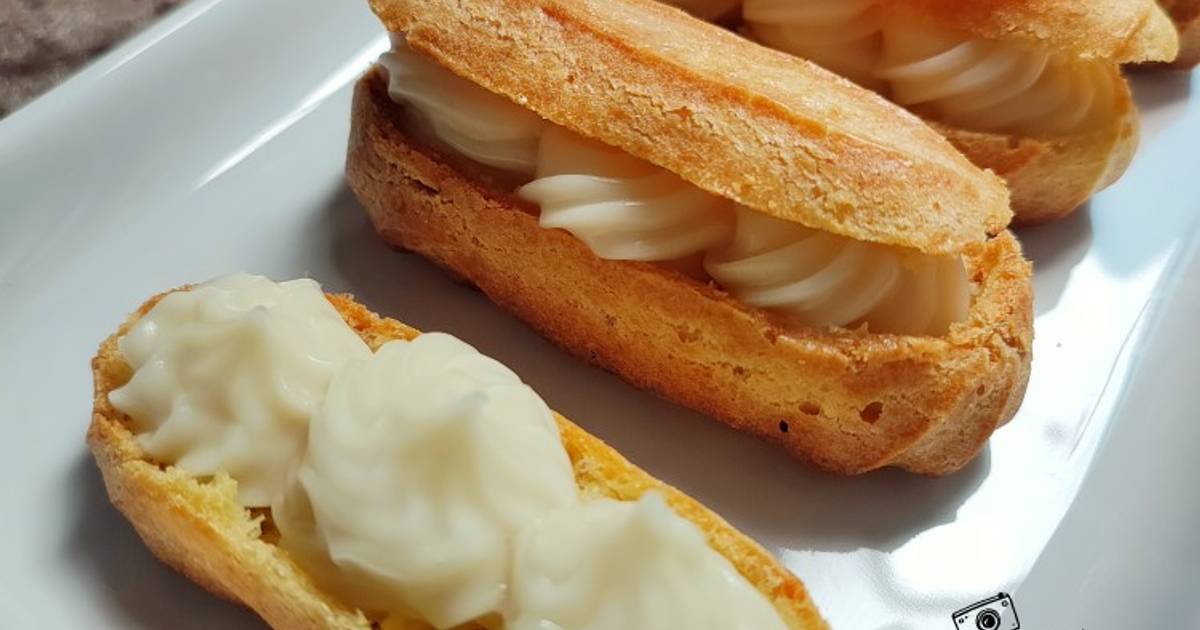 Resep Eclair with Vla Keju oleh Nuniek Wijayanti - Cookpad