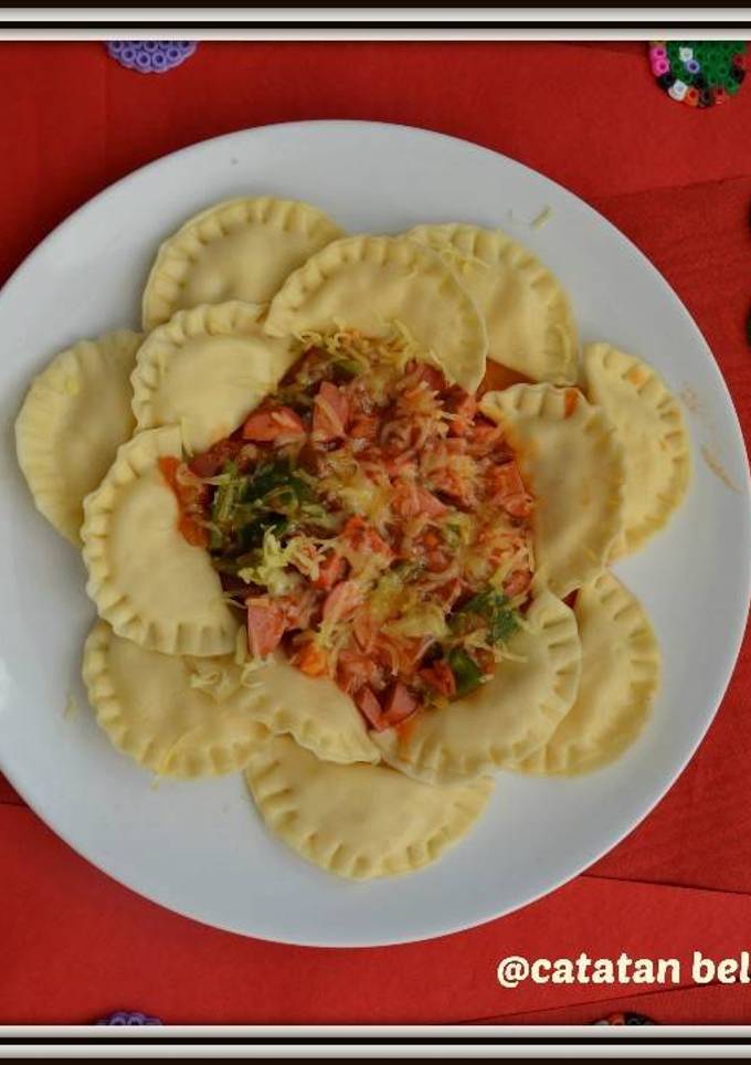 Resep Ravioli homemade dengan simple bolognese oleh Sat Rahayuwati ...