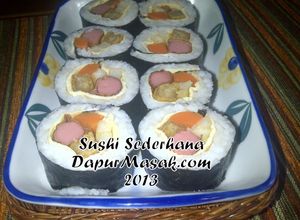 Resep sushi jepang asli rumahan enak dan mudah - Cookpad