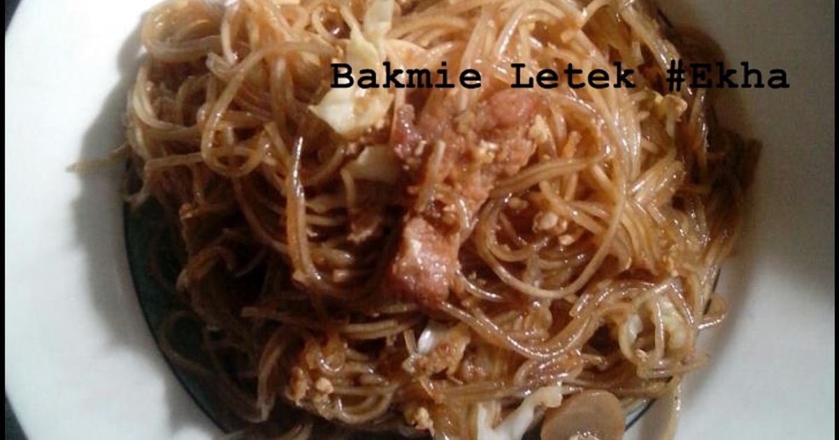 Resep Bakmie Letek oleh syahriani ekha - Cookpad