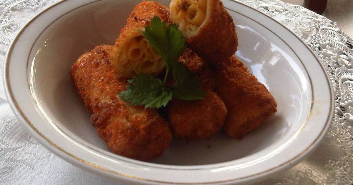 Resep Spicy Chicken Macaroni Risoles oleh LiLi Bourdon Fauzi - Cookpad