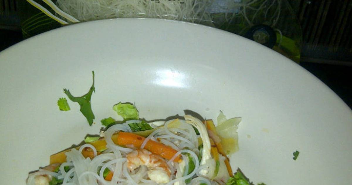 Resep Salad Bihun Superior dengan Udang dan Ayam Rebus oleh Rini ...