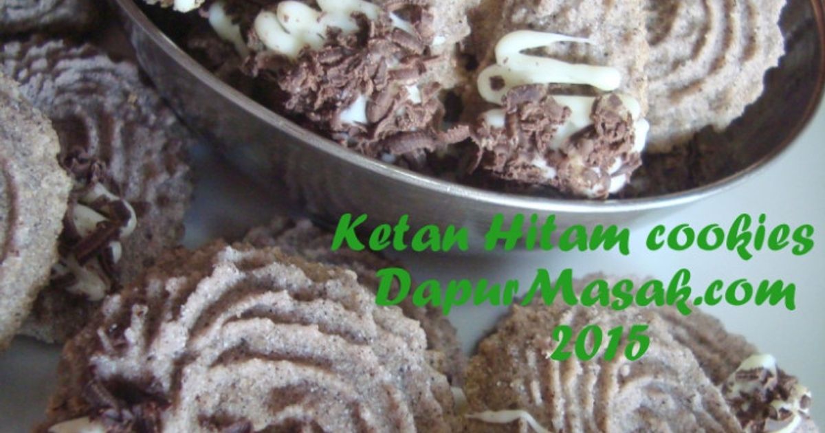 Resep Ketan Hitam Cookies oleh Emma Rosa - Cookpad