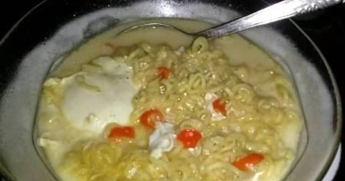 Resep 1. Mie Rebus Susu oleh Santi Kurniati - Cookpad