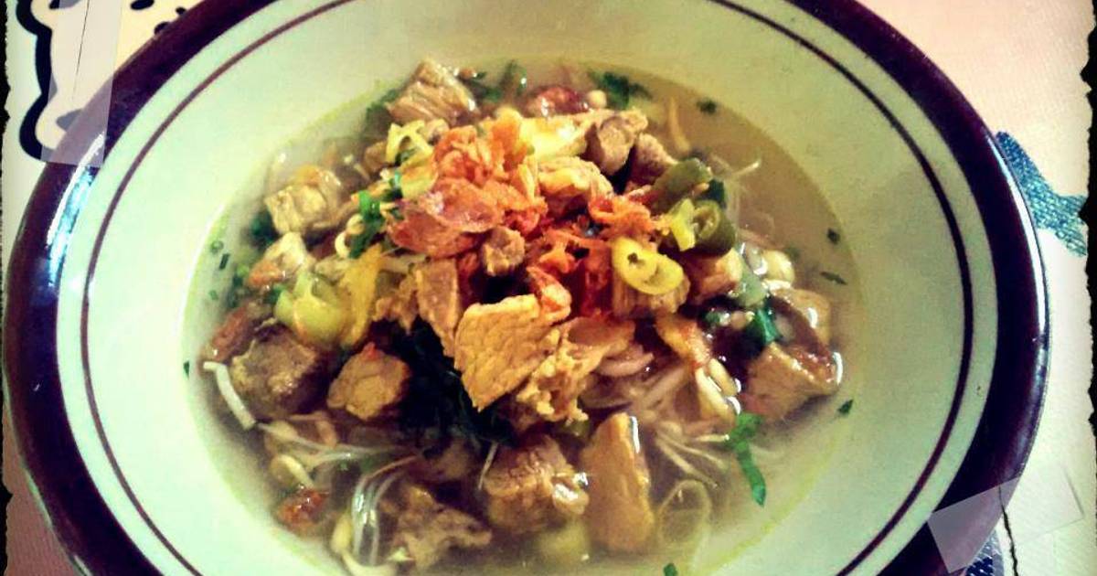 Resep Soto Daging Ndeso oleh adhitya ayu - Cookpad