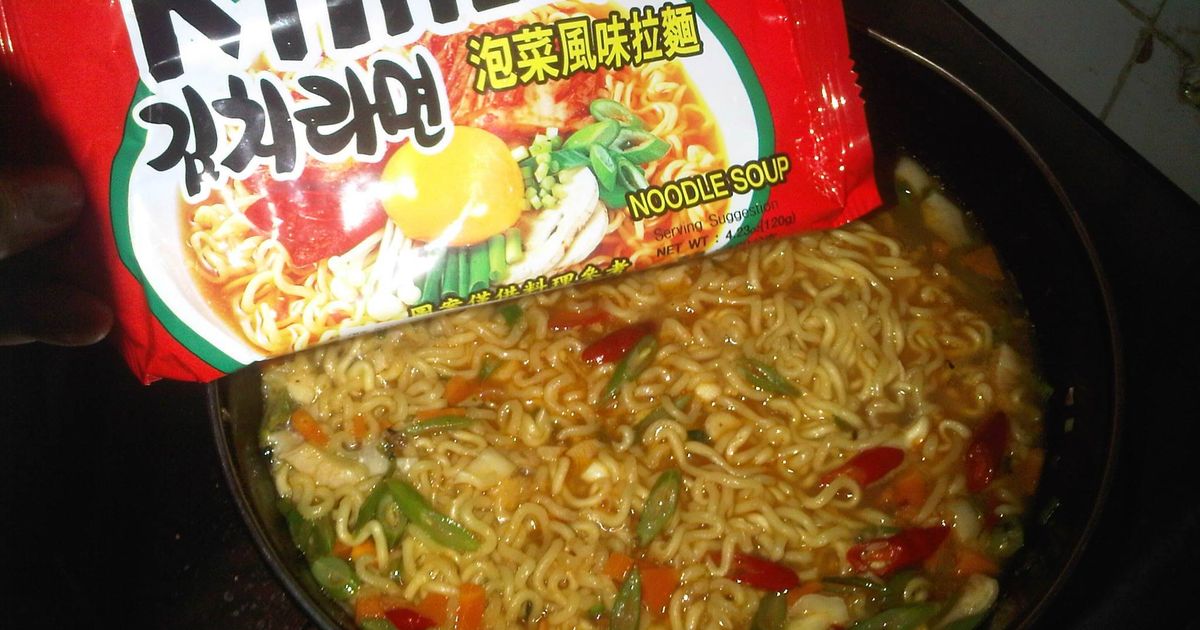 Resep mie kimchi instant rumahan enak dan mudah - Cookpad