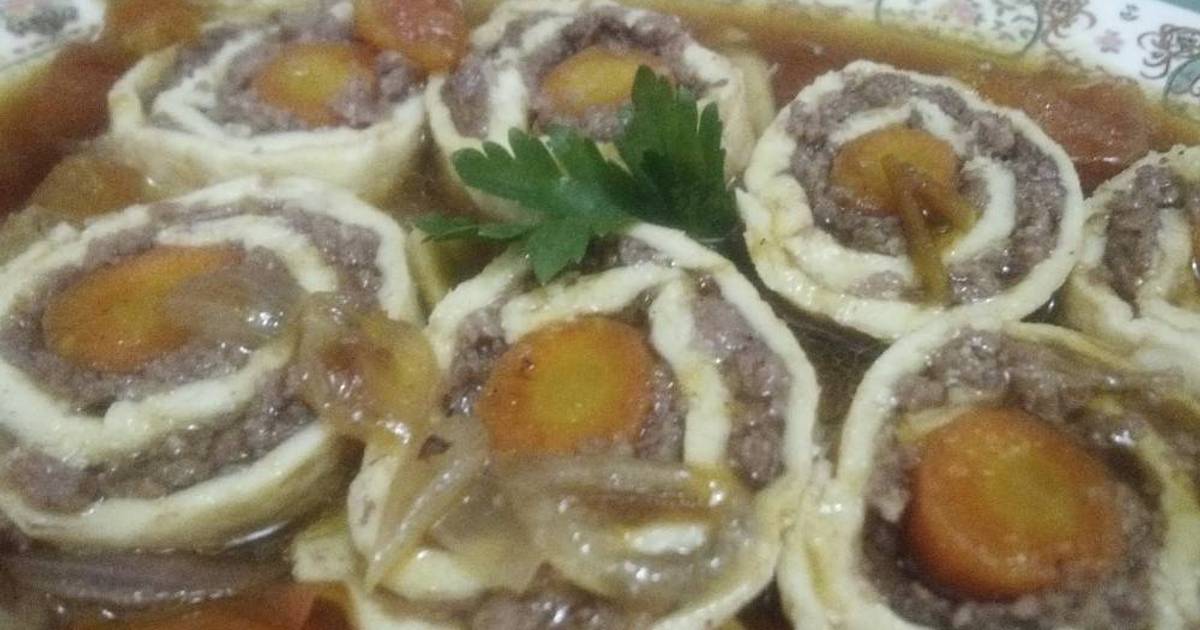Resep Rollade Daging Sapi Kuah Semur oleh Tika Gartikayati - Cookpad