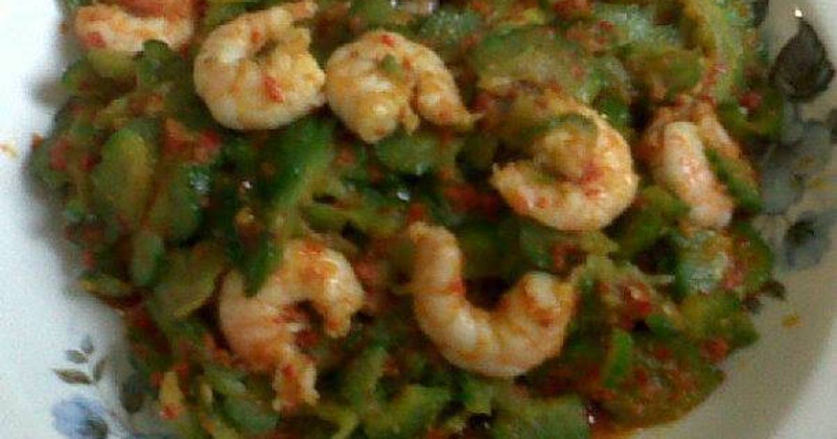 Resep Tumis pare pedas dengan udang oleh Nell'z Kitchen - Cookpad