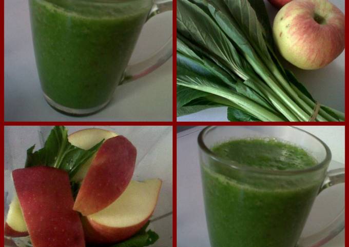 Resep Juice Sapel Sawi And Apel Oleh Rahma Ovekitch Cookpad