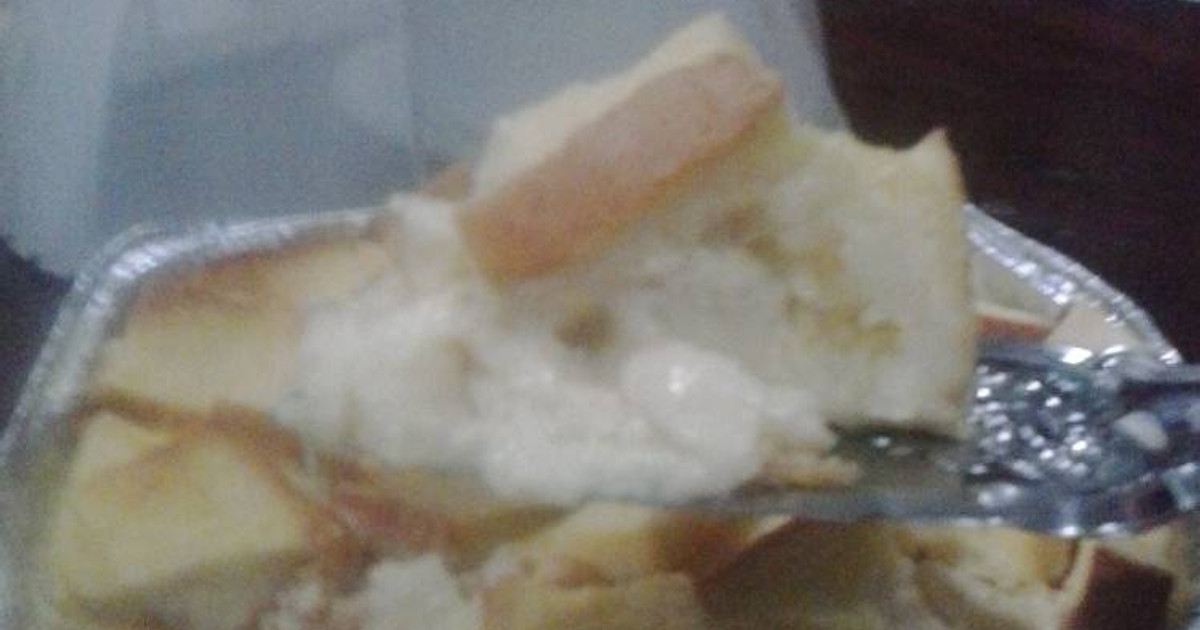 Resep Puding Roti Krim Custard Vanilla oleh Heriawan Akmam - Cookpad