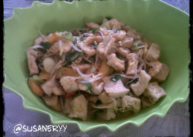 Resep Tumis Tahu Tauge Udang Oleh Ery S Yuniar Cookpad
