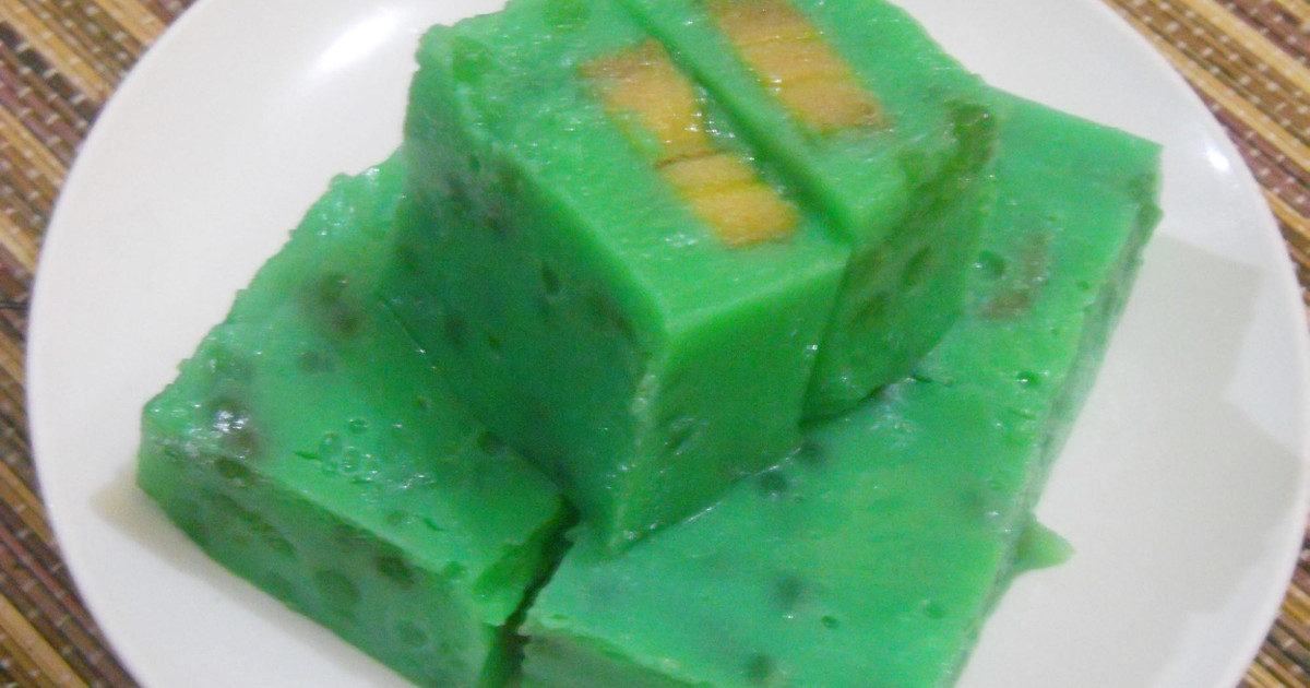 Resep Kue Hunkwe Pandan Mutiara Pisang oleh anisatur raehan - Cookpad