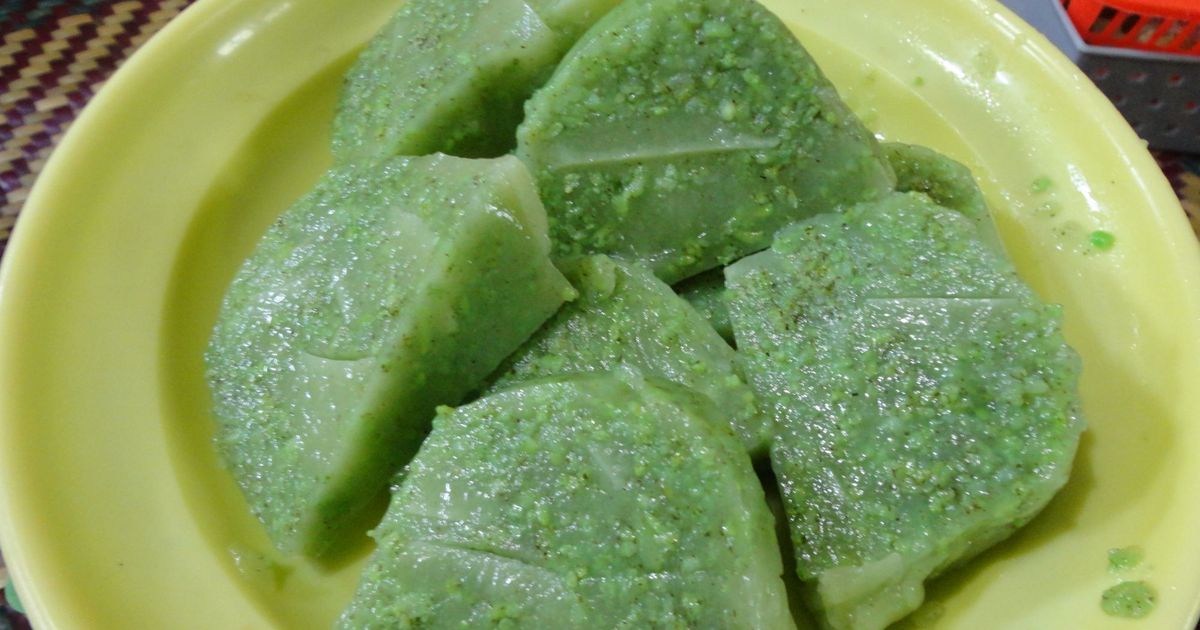 Resep Puding Tape Ketan Ijo oleh diana az - Cookpad