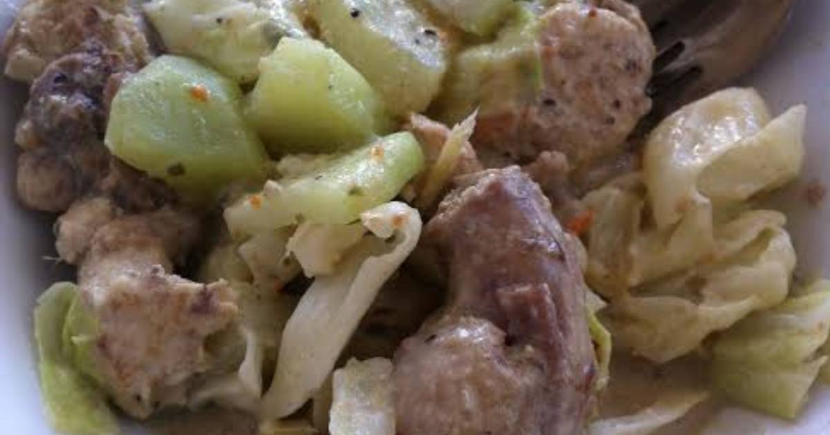 4 resep babi labu siam santan enak dan mudah - Cookpad