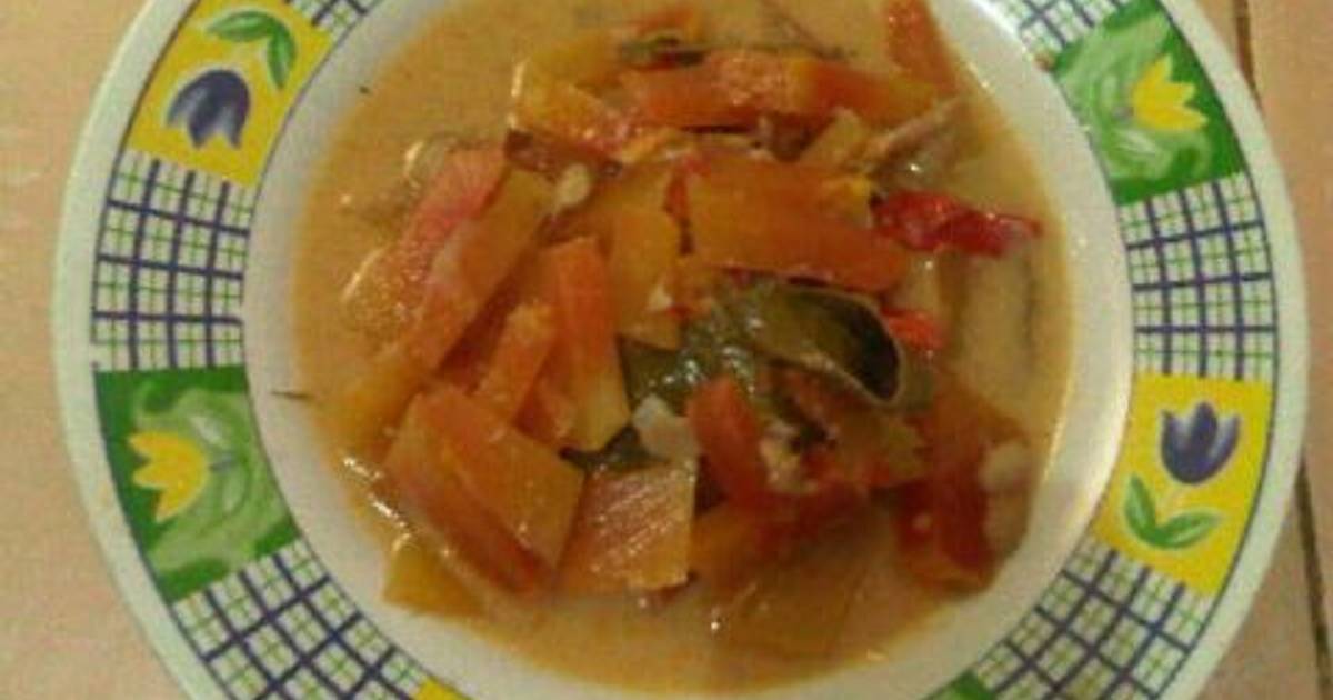 Resep sayur pepaya oleh xindie - Cookpad