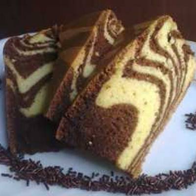 Resep Bolu Zebra Kukus oleh imel - Cookpad