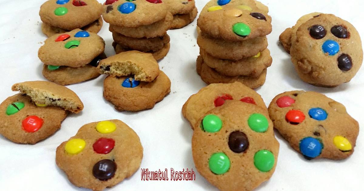 Resep m&m's Cookies oleh Nikmatul Rosidah - Cookpad