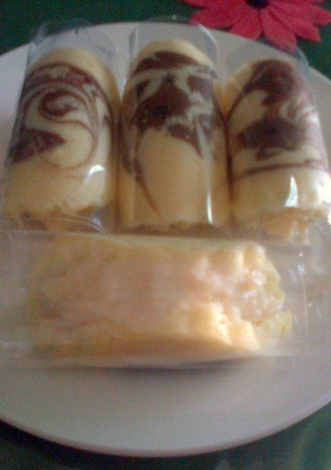 Resep Bolu batik vla (foto step by step) oleh Beta Asmoengin - Cookpad