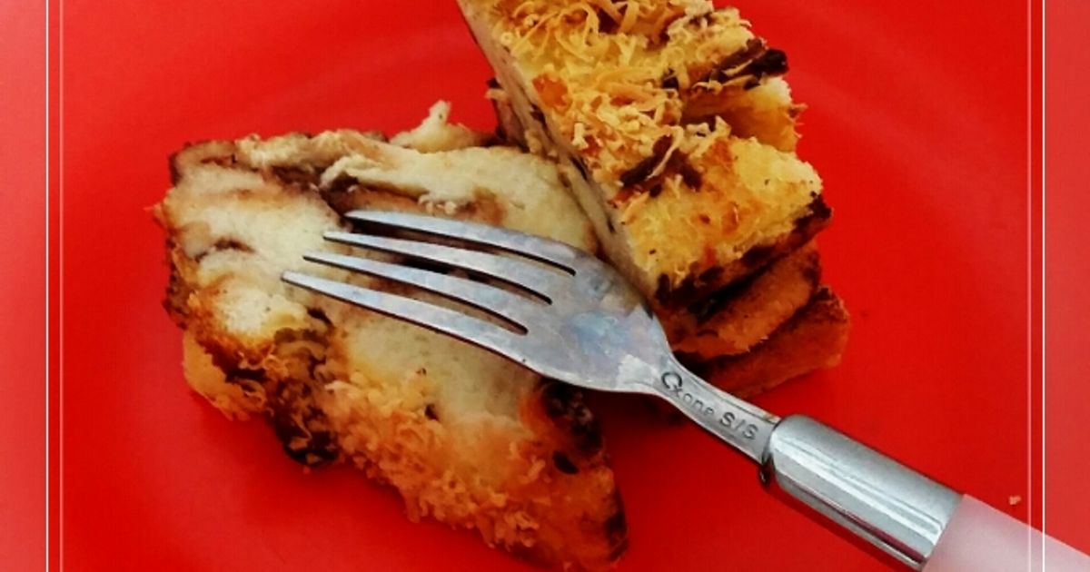 Resep Puding Roti Panggang Coklat Keju oleh Bunda Aira - Cookpad