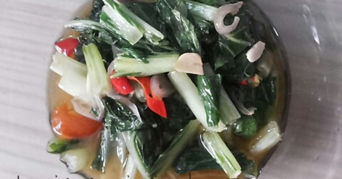 Resep Tumis Sawi Simple oleh Gita Dian Sari - Cookpad
