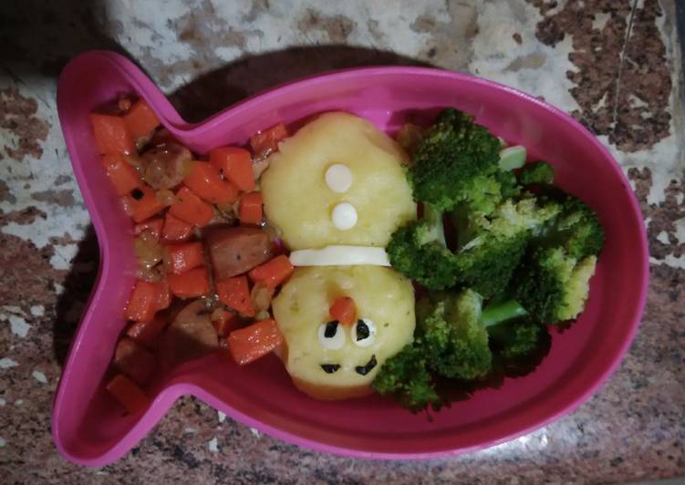 Resep mesh potato bento oleh Melisa suhandi - Cookpad