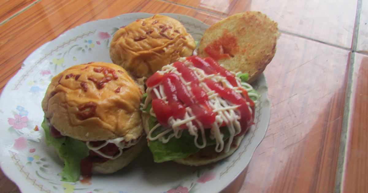 Resep Mini Burger Telur oleh Andami Velayati - Cookpad